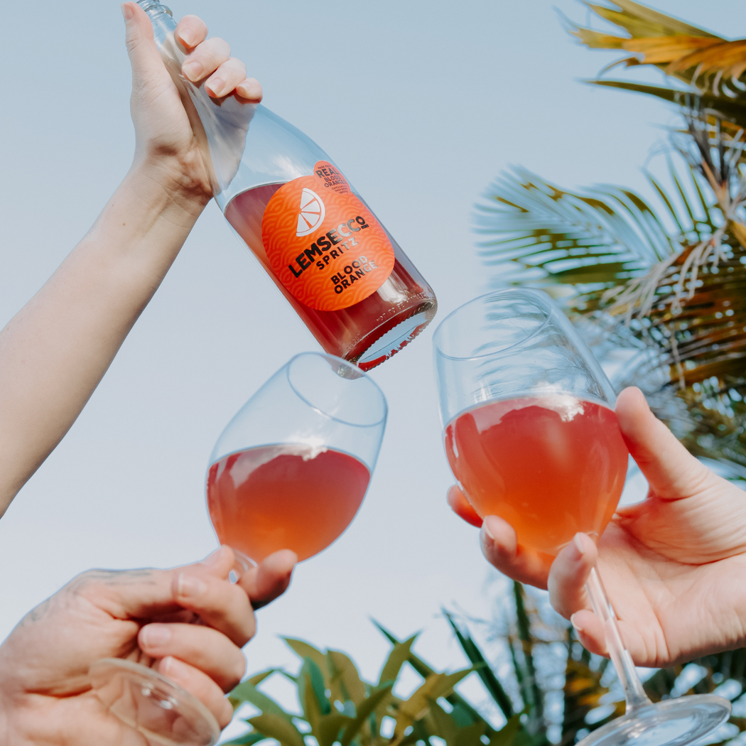 Blood Orange Prosecco Spritz – Lemsecco